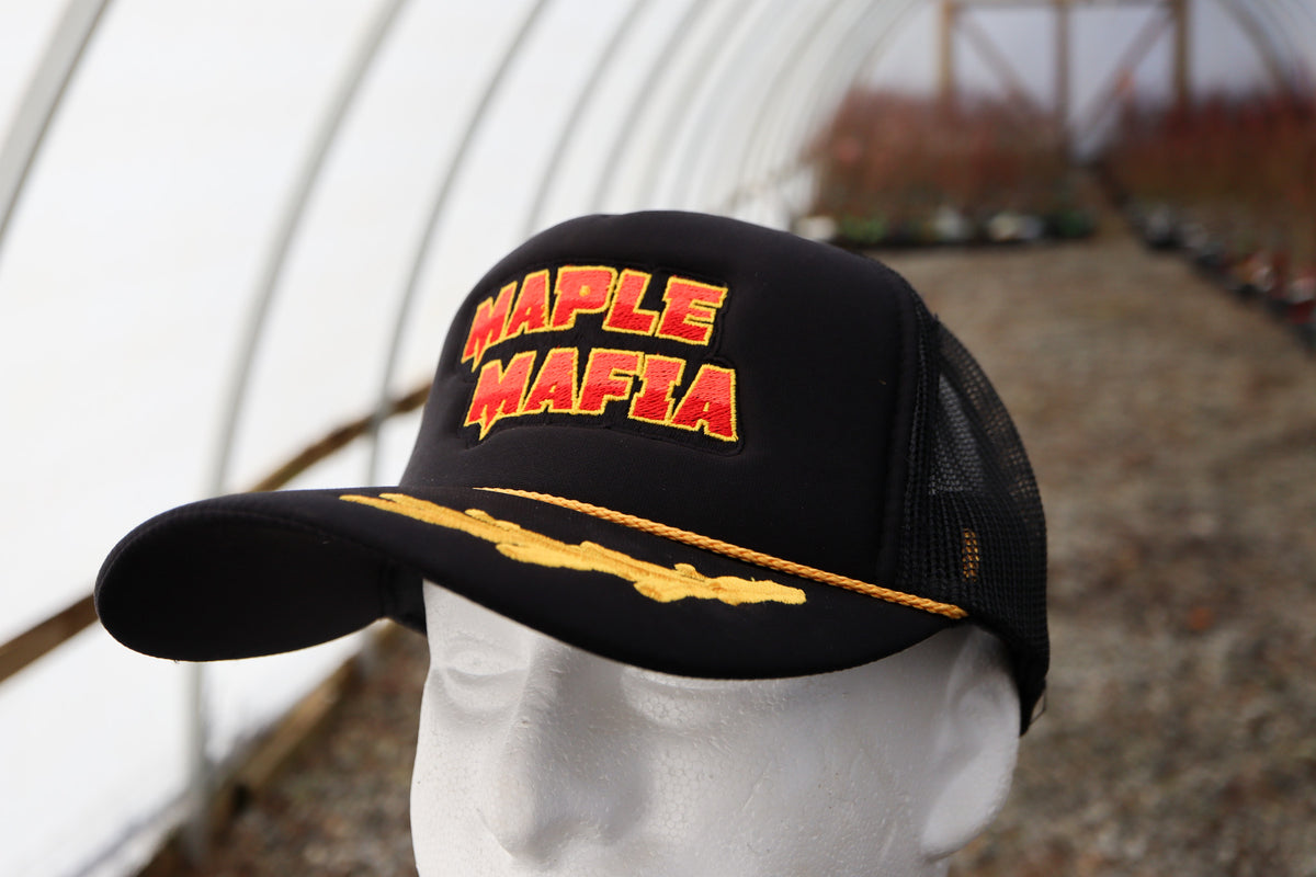 Hat - 'Maple Mafia' - Puffy Trucker MrMaple Hat - Black — Mr Maple ...
